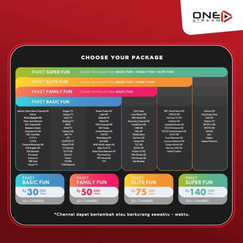 Jual Smart Box Tv One Stream - Paket 12 Bulan Di Seller Emma Store ...