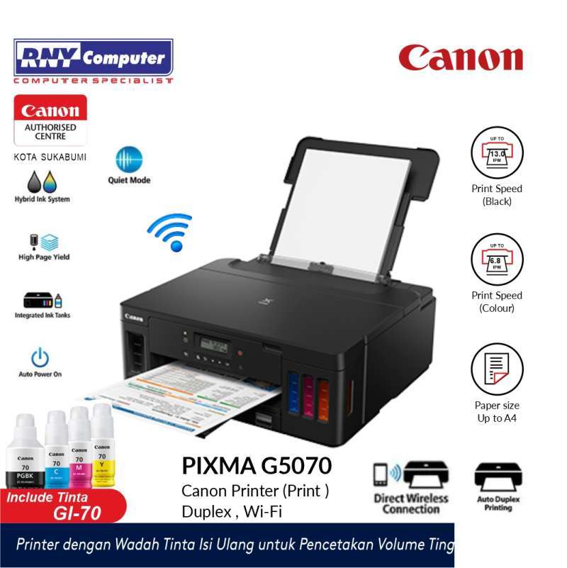 Jual CANON PIXMA G5070 - Ink Tank Printer (Print, Wi-Fi, Duplex) di ...