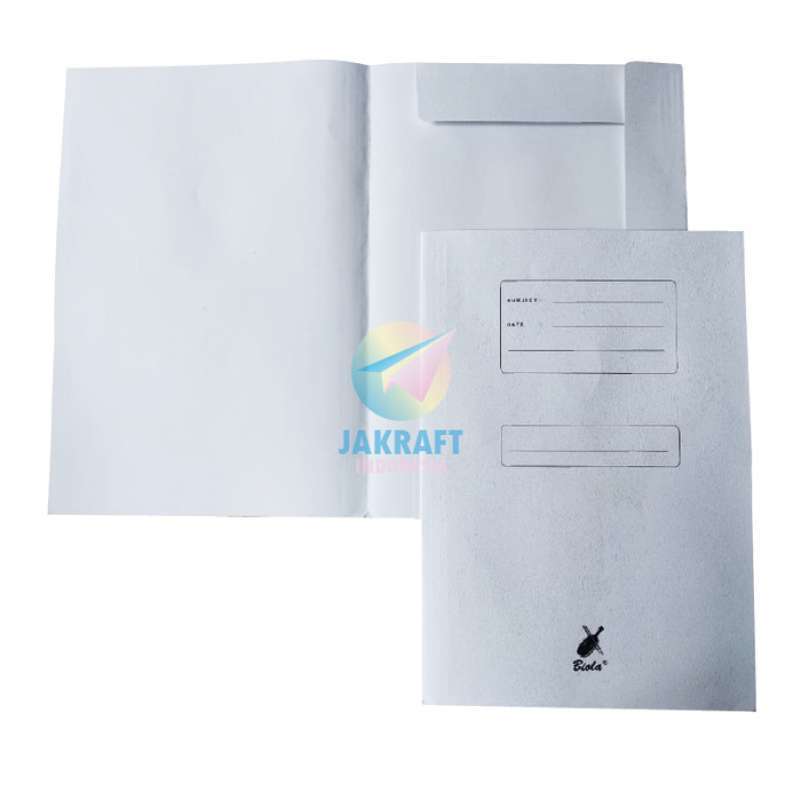 Promo Stof Stop Map Stofmap Stopmap Kertas BIOLA 5002 Putih Folio ...