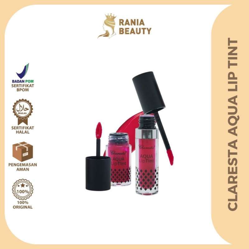 Jual Claresta Aqua Lip Tint ~ Rania Beauty Di Seller Rania Beauty ...