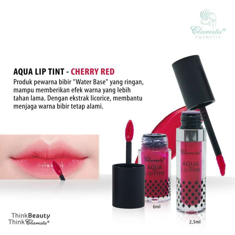 Jual Claresta Aqua Lip Tint ~ Rania Beauty Di Seller Rania Beauty ...