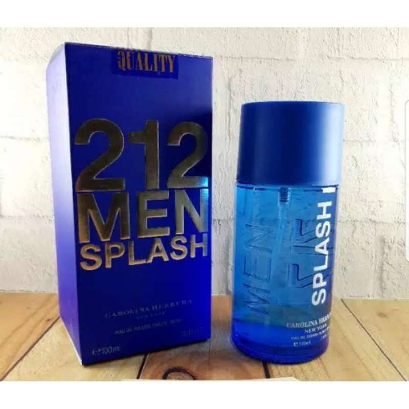 Promo Parfum Pria 212 Men Splassh Blue Parfum (Original From Singapore ...