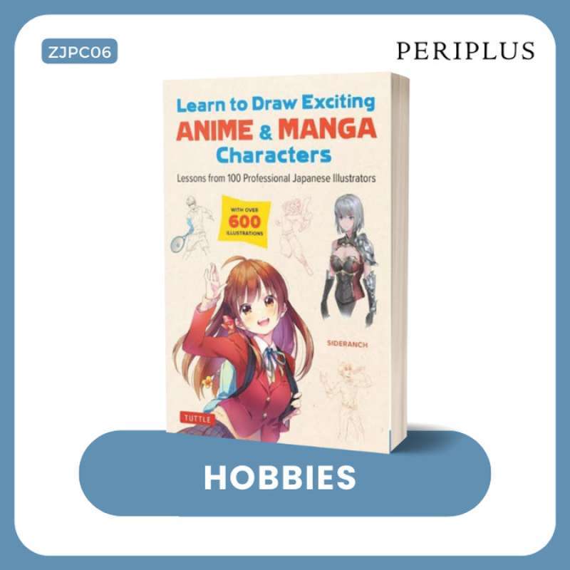 Jual Learn To Draw Exciting Anime And Manga Characters 9784805317167 Di Seller Indah Library 