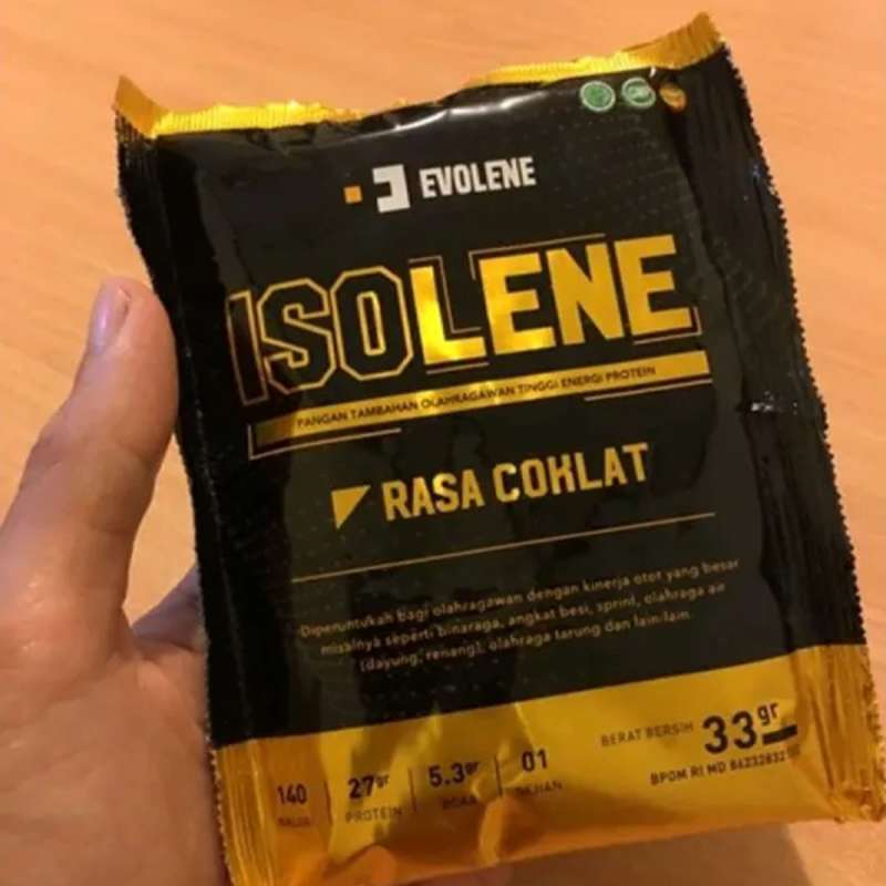 Jual Evolene Isolene Protein Isolate Whey 1 Sachet Suplemen Pembentuk ...