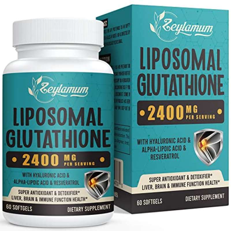 Jual 2400 MG Liposomal Glutathione Softgels, Max Absorption, Active ...