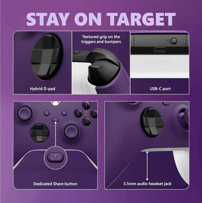 Promo Stik Stick Xbox Wireless Controller Astral Purple Edition Diskon ...