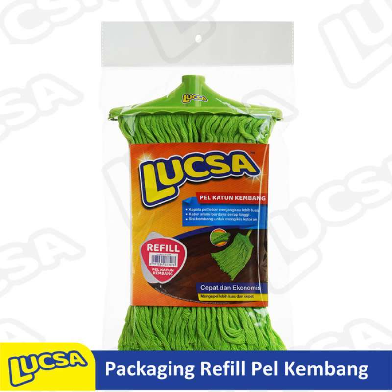 Jual Lucsa Pel Kembang Refill - Kepala Pel Lantai Sumbu Kotak Rectangle ...
