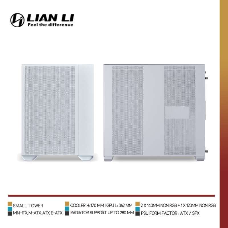 Jual LIAN LI O11 AIR MINI | Small tower with big airflow - White di ...