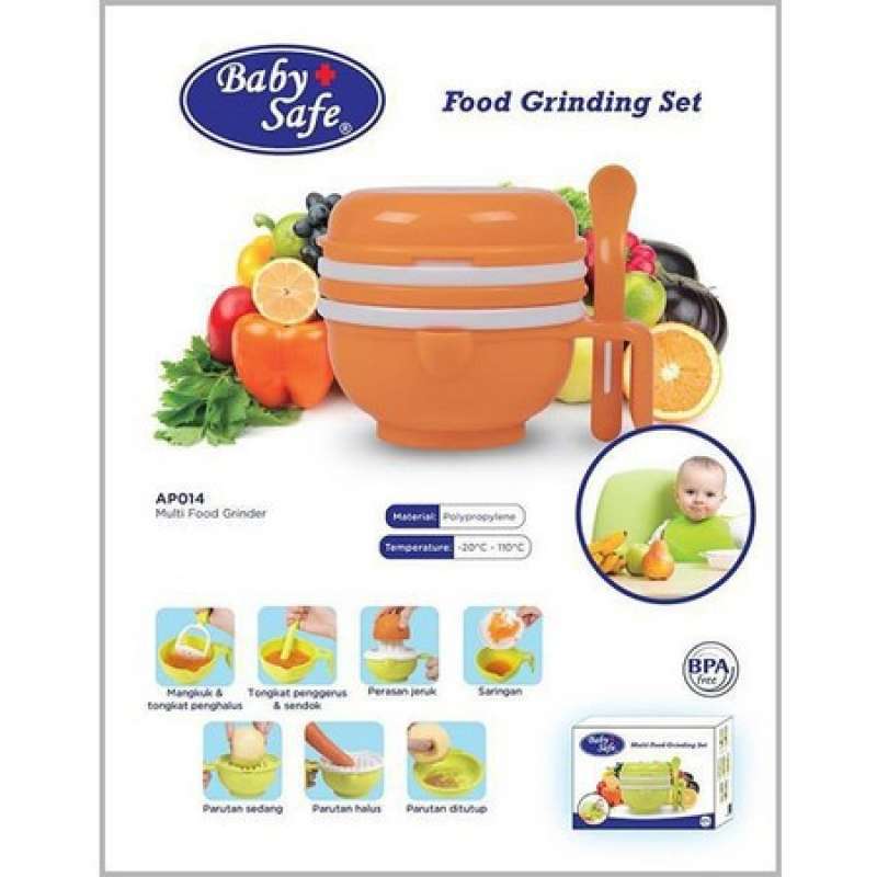 Promo Baby Safe Multi Food Grinding Set AP014 / Alat MPASI Anak Diskon ...