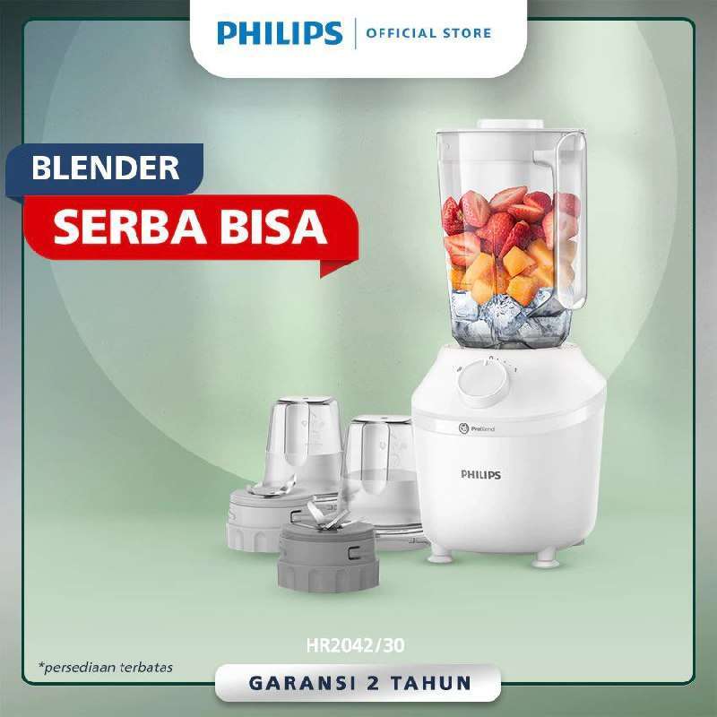 Jual Philips Blender 3000 Series Hr2042/30 - Putih 2 Tabung Bumbu ...