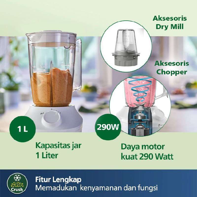 Jual Philips Blender 3000 Series Hr2042/30 - Putih 2 Tabung Bumbu ...