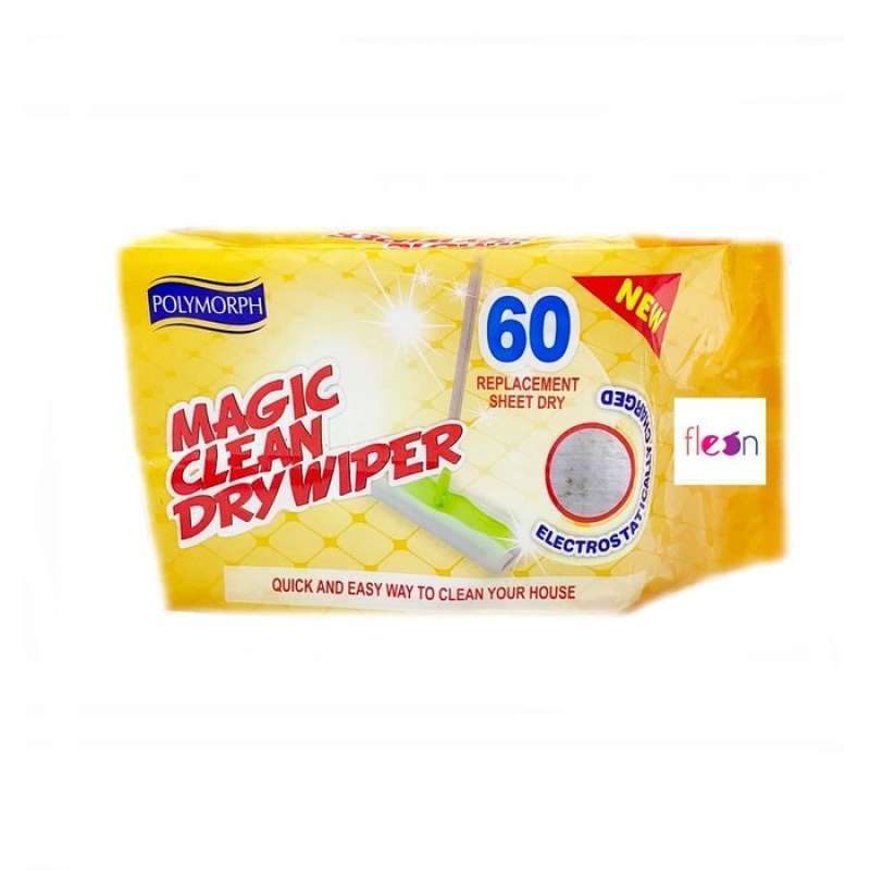 Promo Polymorph Magic Clean Dry Wiper Tissue 60 Sheet Diskon 2% Di ...