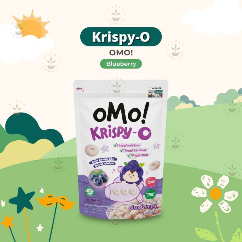 Jual Omo Krispy-o Snack Bayi 15g, Rasa Blueberry Di Seller Lavie Baby House Official Store - Jl ...