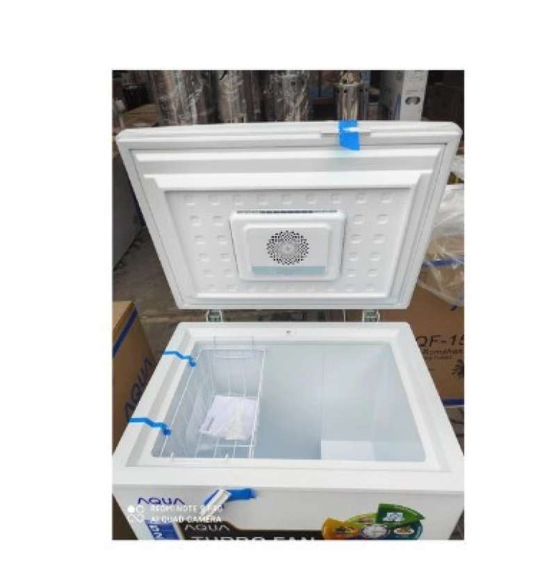 Promo Chest Freezer Aqua Aqf 150 Tf Pintu Kaca Anti Gores 146 Litr ...