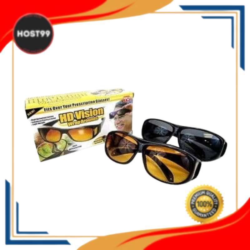 Promo Dh - Kacamata Anti Silau - Kacamata Hd Vision 1 Box Isi 2 Pcs ...