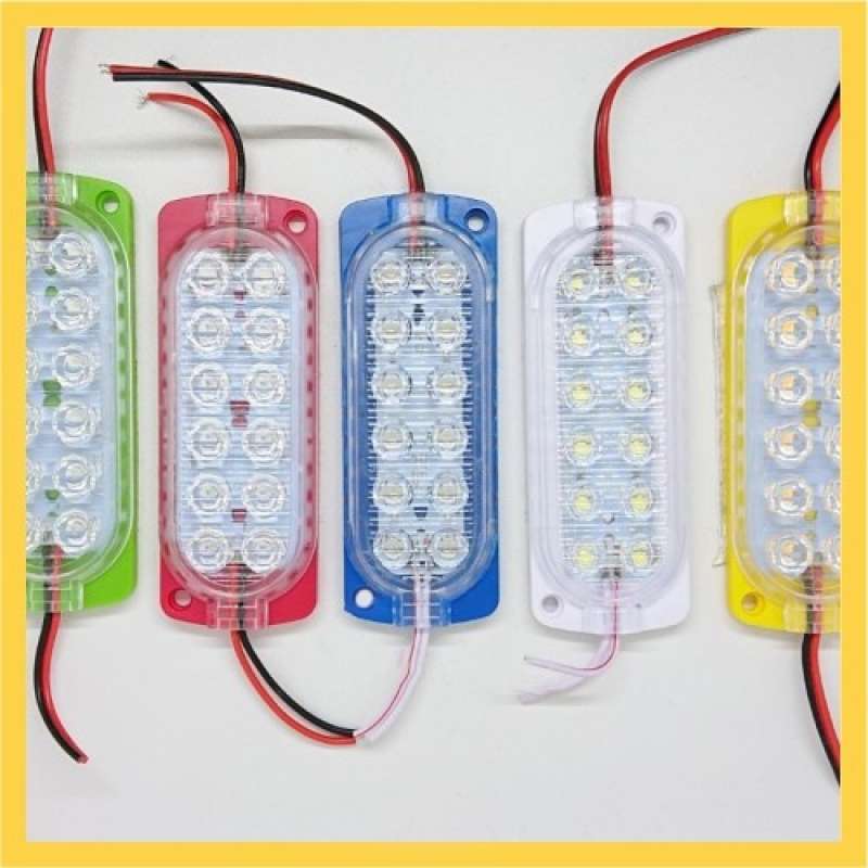 Promo Lampu Led Bak Truk / Led Modul Ultrasonic Led 12 Mata 12v Dan 24v ...