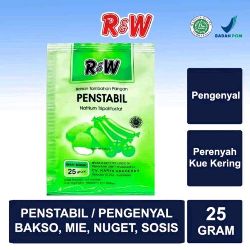Jual R&w Penstabil 25gr Natrium Tripolifosfat Pengenyal Di Seller Toko ...