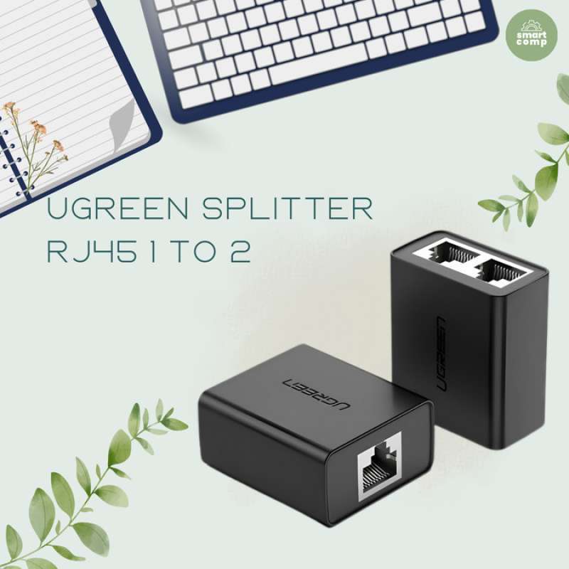 Jual Ugreen Splitter Rj45 Ethernet Connector Network Lan Adapter 50923 ...