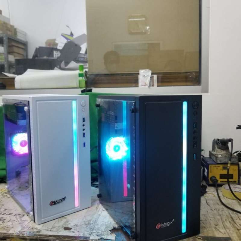 Jual Casing Magix D1 Case Gaming Pc D 1 +1 Fan+1 Lamp 16color Rgb Non ...