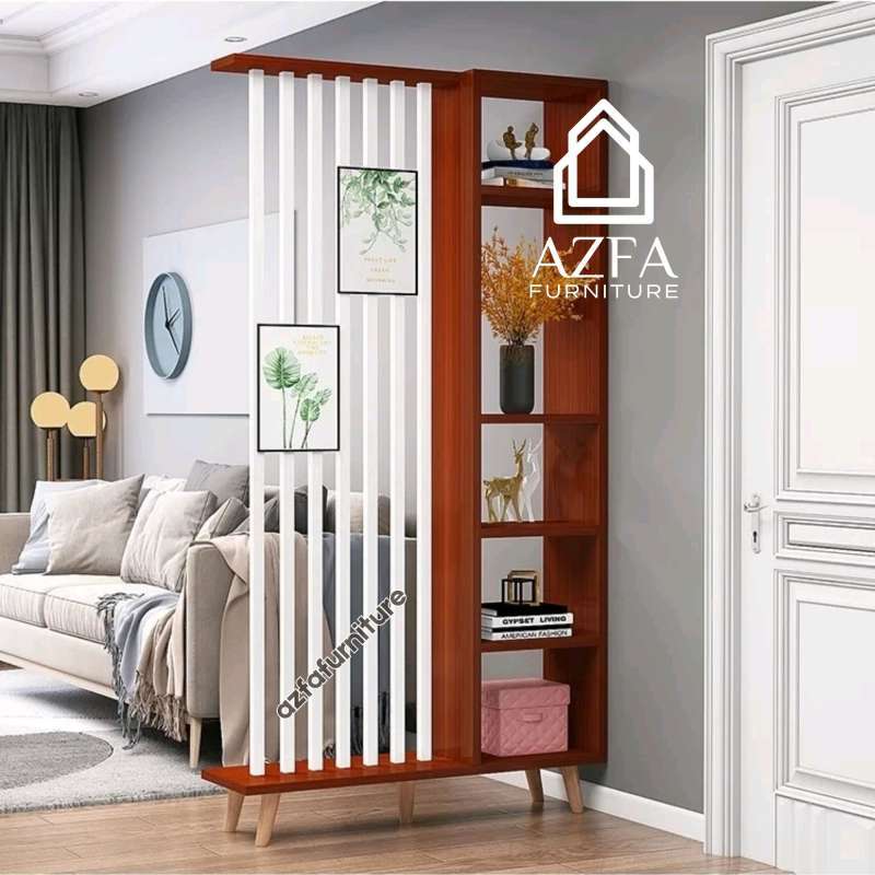 Jual Azfa Furniture Partisi Ruangan Kayu Minimalis | Penyekat Ruangan ...