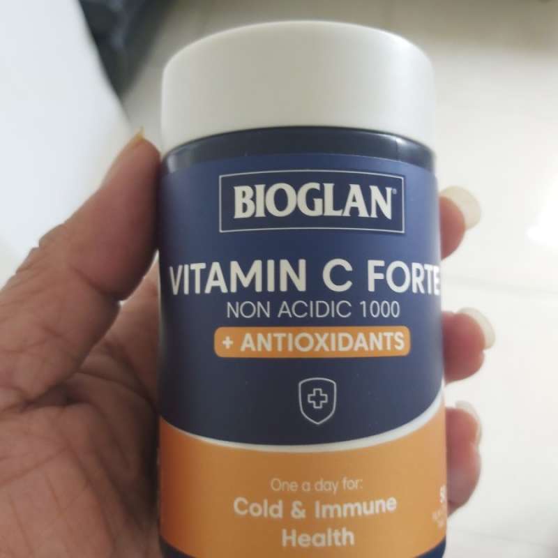 Promo Bioglan Vitamin C Forte 1000mg Non Acidic 50 Tabs Diskon 33% Di ...