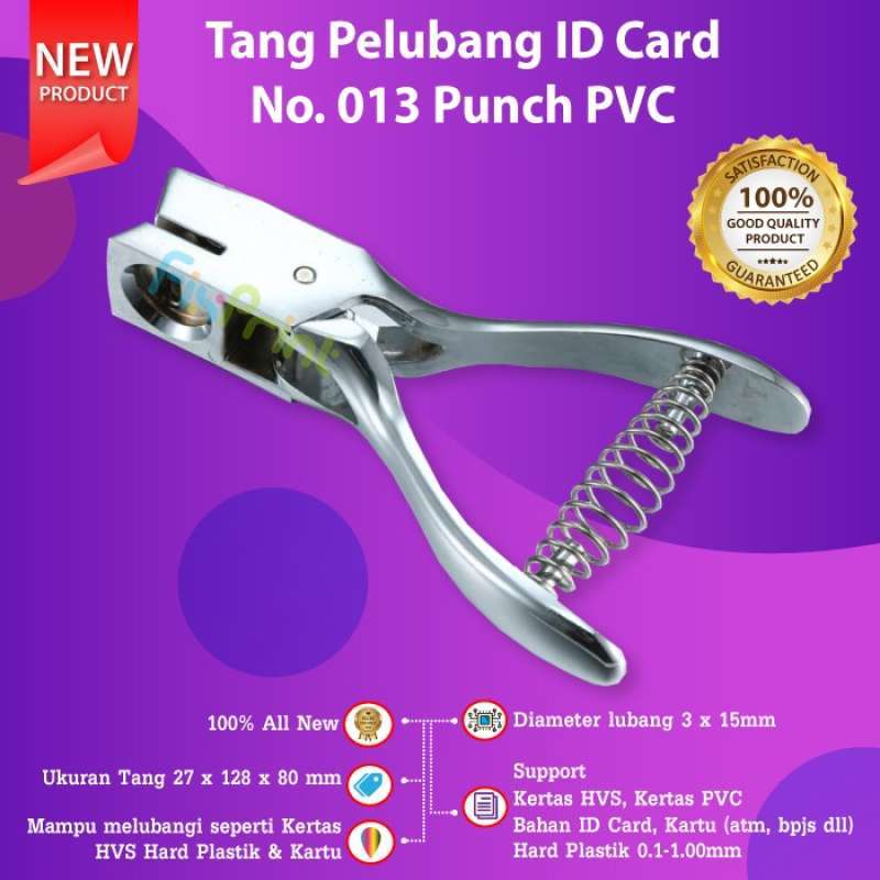 Jual Tang Pembolong Pvc Id Card Diameter 3 X 15mm Di Seller Tombstone ...