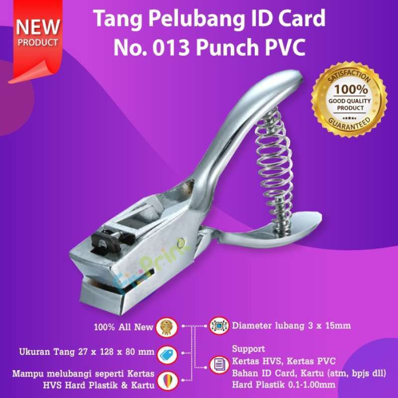 Jual Tang Pembolong Pvc Id Card Diameter 3 X 15mm Di Seller Tombstone ...