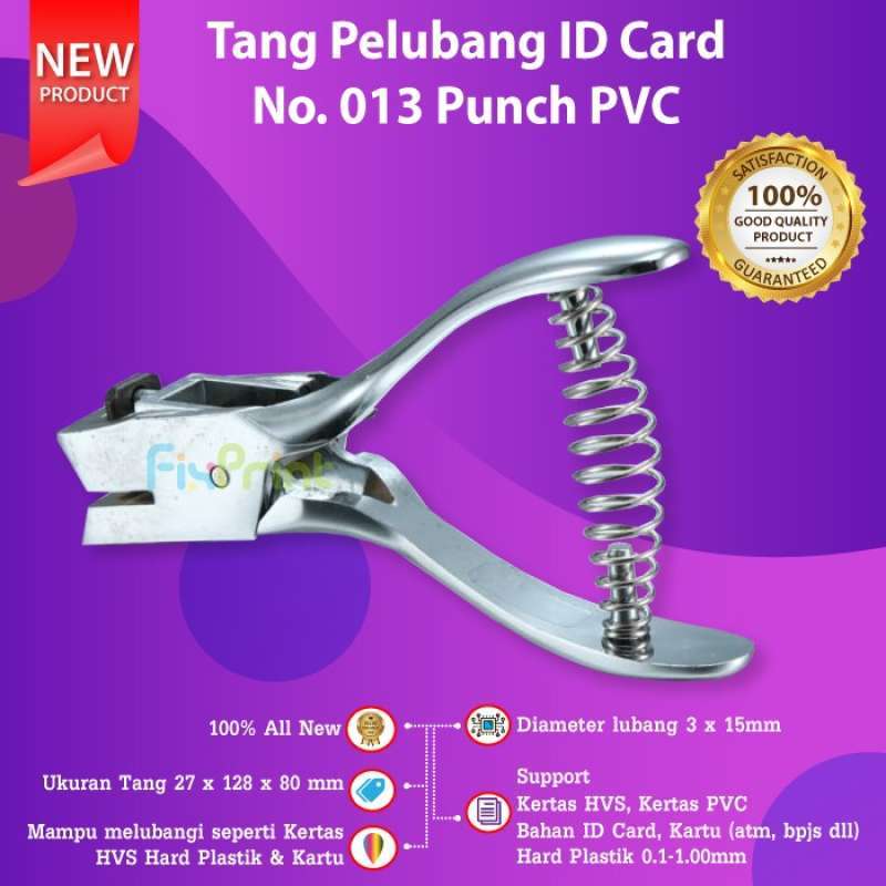 Jual Tang Pembolong Pvc Id Card Diameter 3 X 15mm Di Seller Tombstone ...