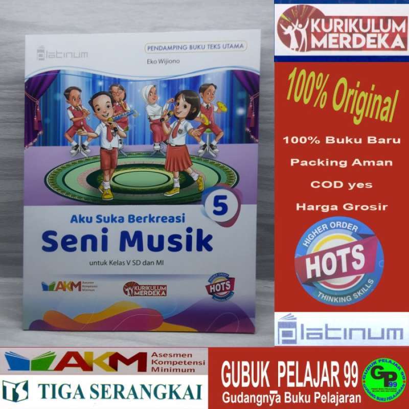 Promo Ori Aku Suka Berkreasi Seni Musik Kelas 5 Sd/mi Kurikulum Merdeka Platinum Pt Tiga ...