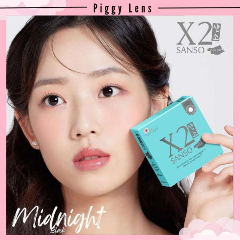 Promo Softlens X2 New Sanso Normal & Minus 0.50 S/d 2.50 - Hazel ...