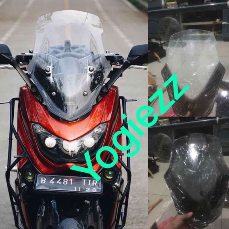 Promo Windshield Nmax Super Racer Visor Yamaha Nmax Windshiel Nmax ...