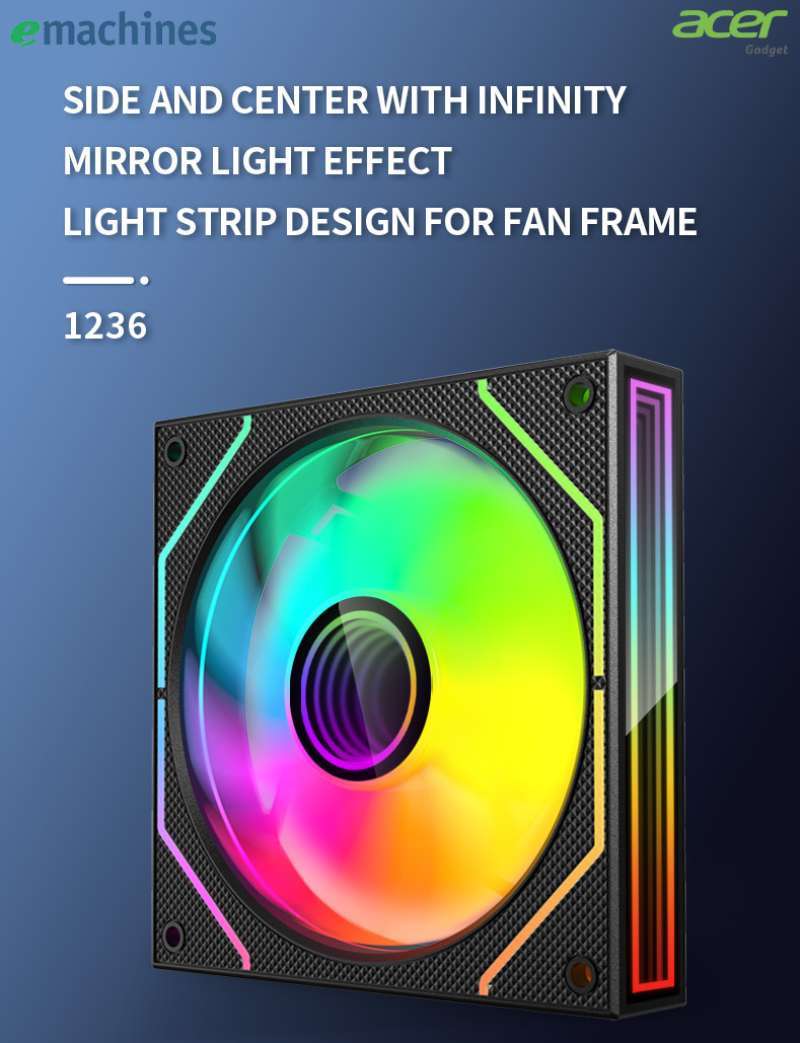 Jual Fan Casing Argb 12cm Emachines Acer Gadget Ac1236rgb 3 In 1 Kit ...