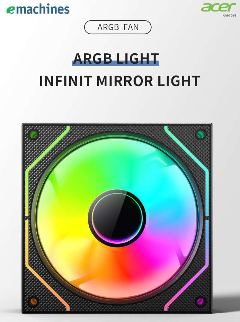 Jual Fan Casing Argb 12cm Emachines Acer Gadget Ac1236rgb 3 In 1 Kit ...