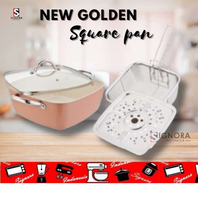 Promo Golden Square Pan Diskon 23% Di Seller Nishimu Store - Bangka ...