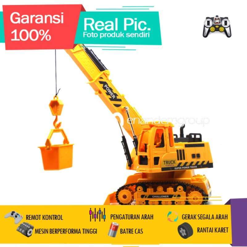 Promo Promo- Mainan Remote Control Rc Heavy Duty Construction Crane ...