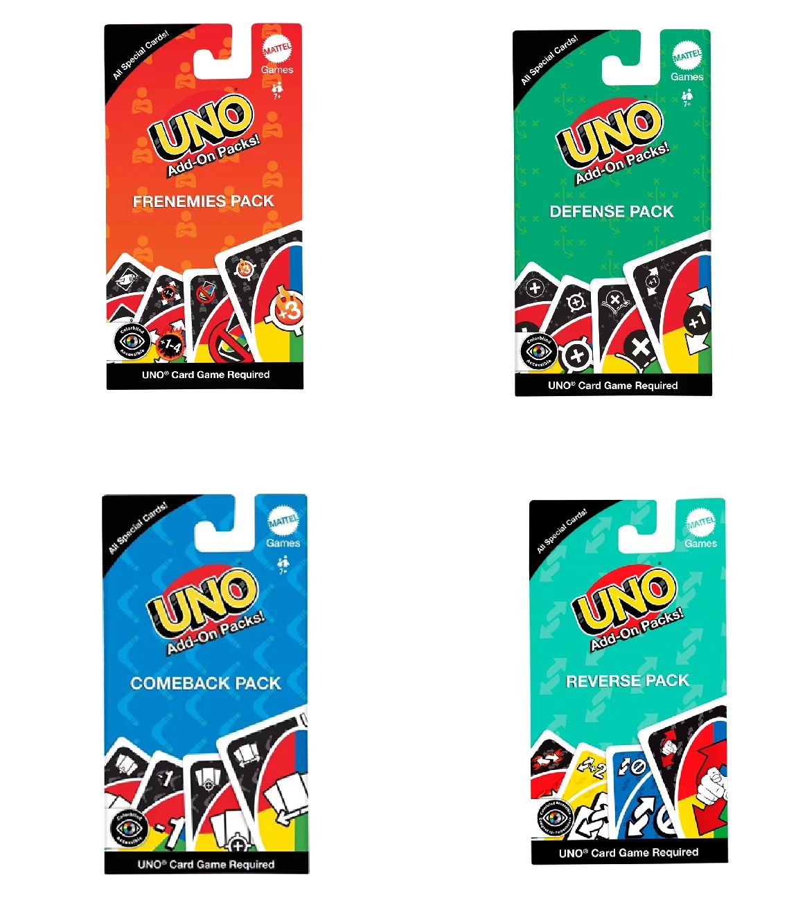 Jual Uno Add On Packs Bundle (4 Packs) Di Seller Monopolis Board Game ...