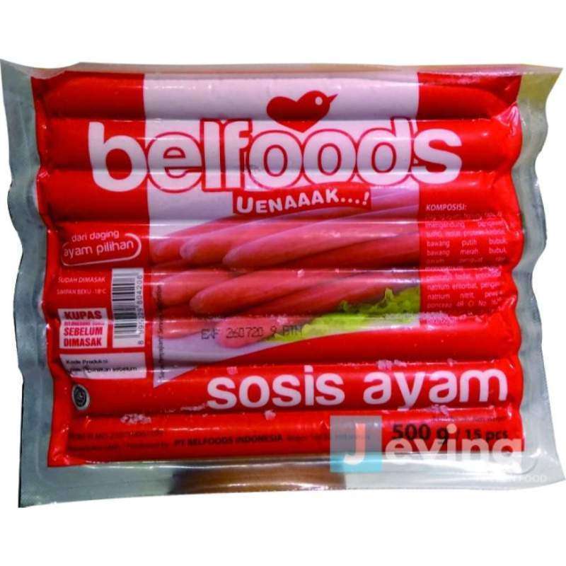 Jual Belfoods Sosis Ayam 500g di Seller Frozen spesialist - Frozen ...