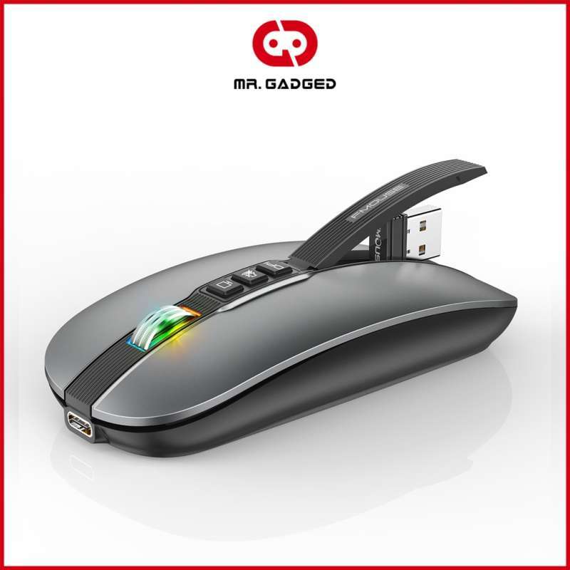 Jual Mister Gadged - Mouse Dual Mode Bluetooth Usb Colok Anti Berisik 2 ...