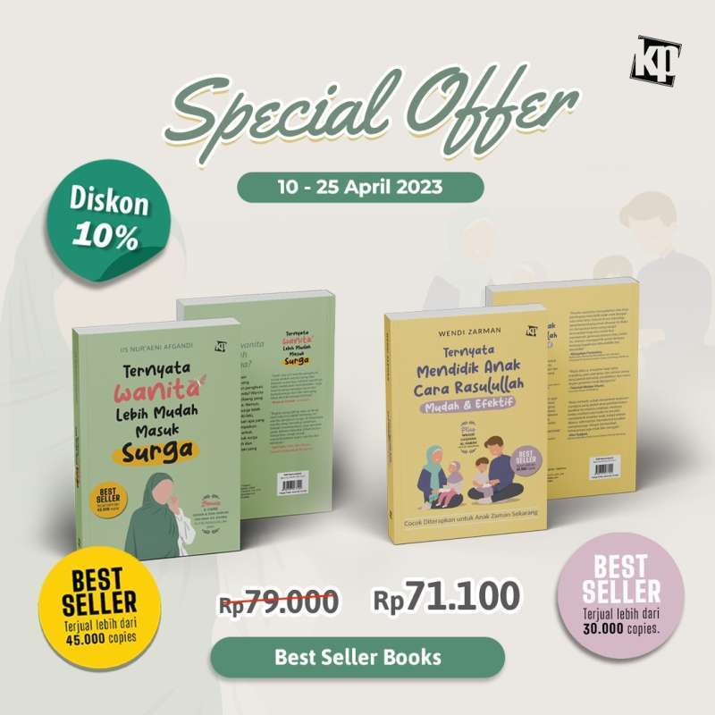 Promo Pre Order Paket Buku Ternyata Mendidik Anak Cara Rasulullah Mudah ...