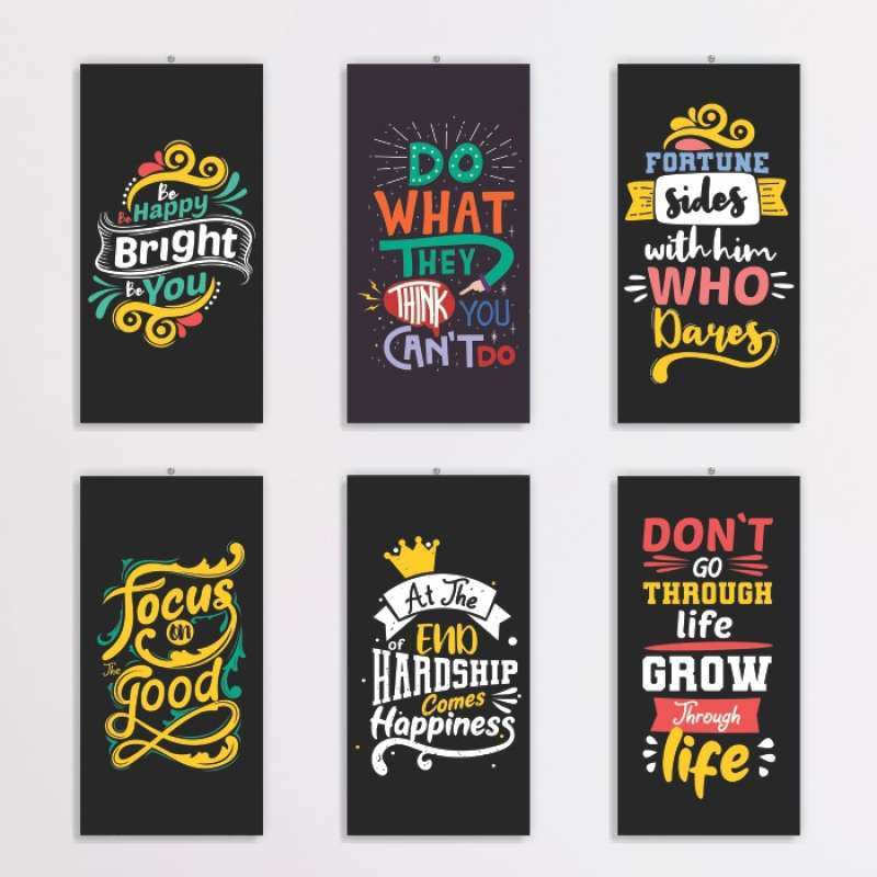 Hiasan Dinding Quotes Poster Hiasan Dinding