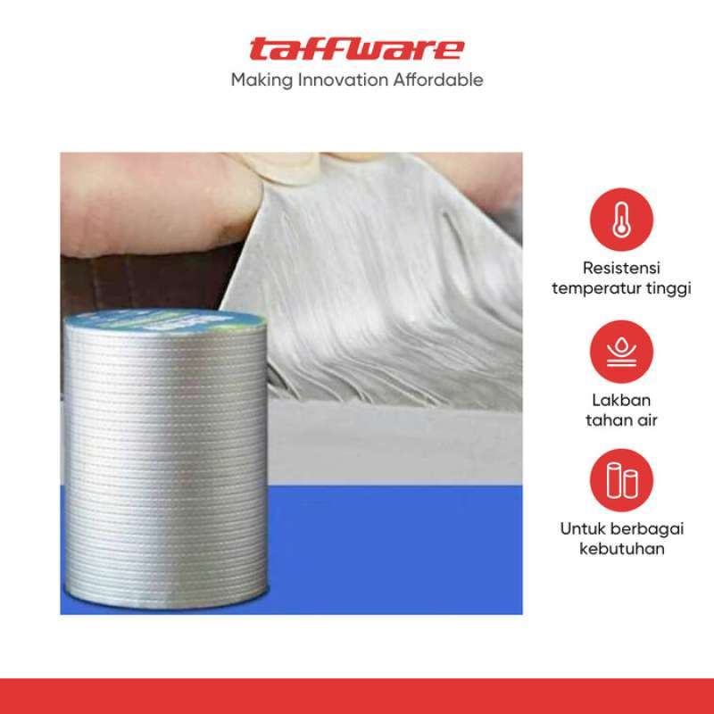Promo TaffGUARD Lakban Aluminium Foil Butyl Super Ahesive Duct Tape ...