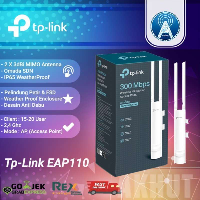 Promo Router EAP110 300Mbps Wireless N Outdoor Access Point Diskon 23% ...