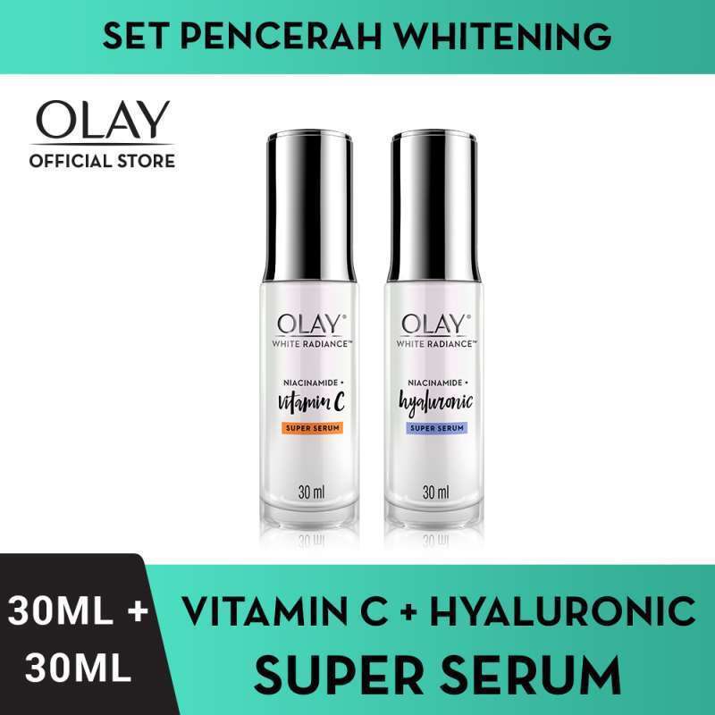Promo WHS - Olay White Radiance Niacinamide Vit C [30mL] + Hyaluronic ...