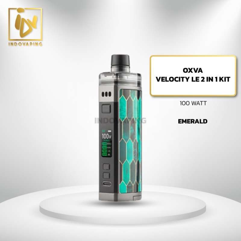 Promo Pod Mod Vapor Vape - Oxva Velocity Le 2in1 Kit 100w Emerald ...