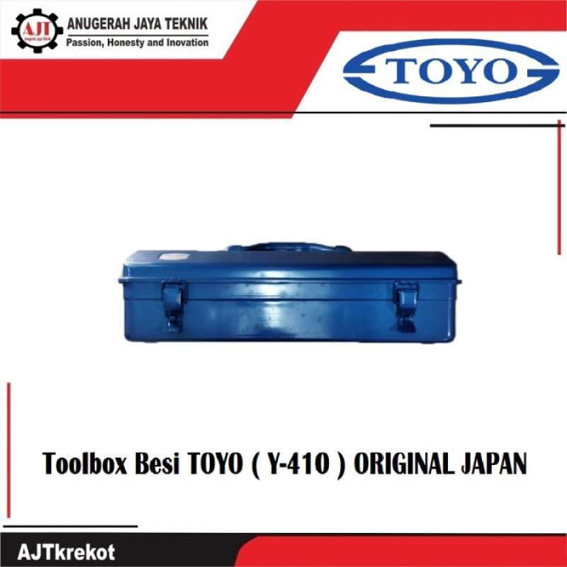 Jual Tool Box Besi 1 Susun Toyo Y410 Made Japan Toyo Toolbox 420x155x120mm Di Seller ...