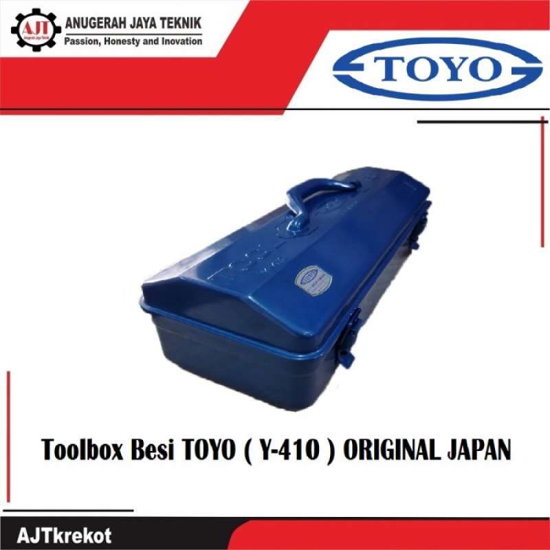 Jual Tool Box Besi 1 Susun Toyo Y410 Made Japan Toyo Toolbox 420x155x120mm Di Seller ...