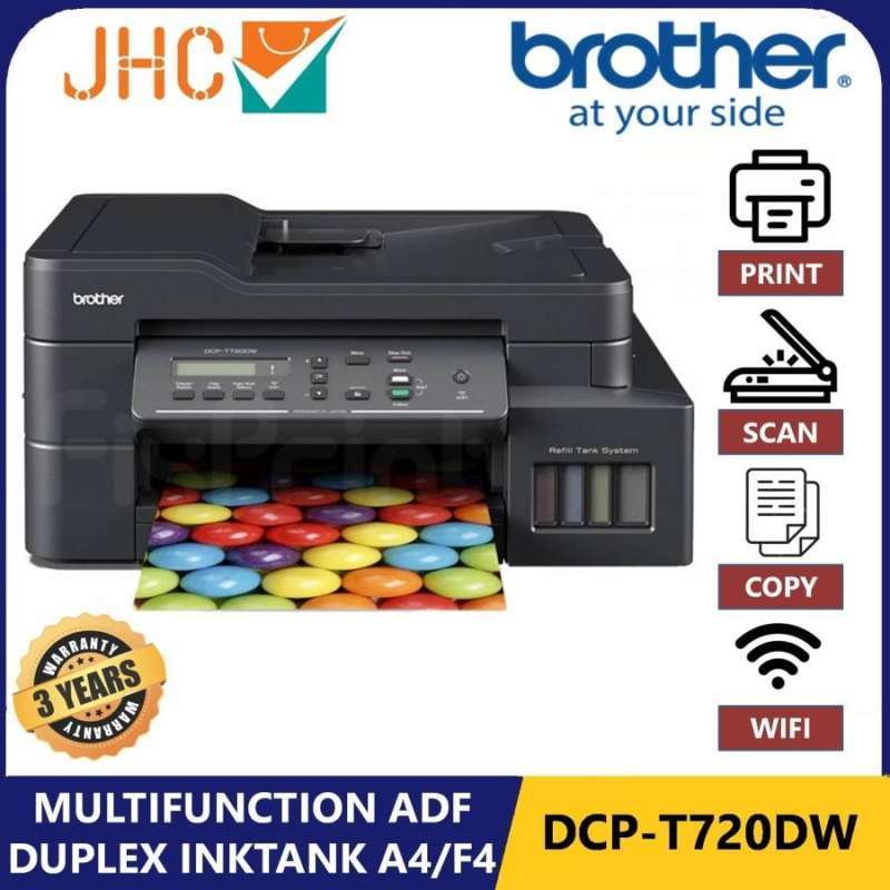 Jual Brother Printer Dcp-t720dw Inktank Warna Multifungsi Wifi T720 ...