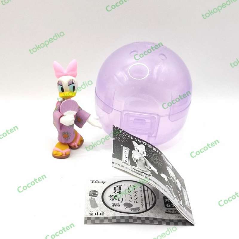 Promo SET DONALD DUCK DAISY SUMMER FESTIVAL FIGURE GASHAPON DISNEY ...