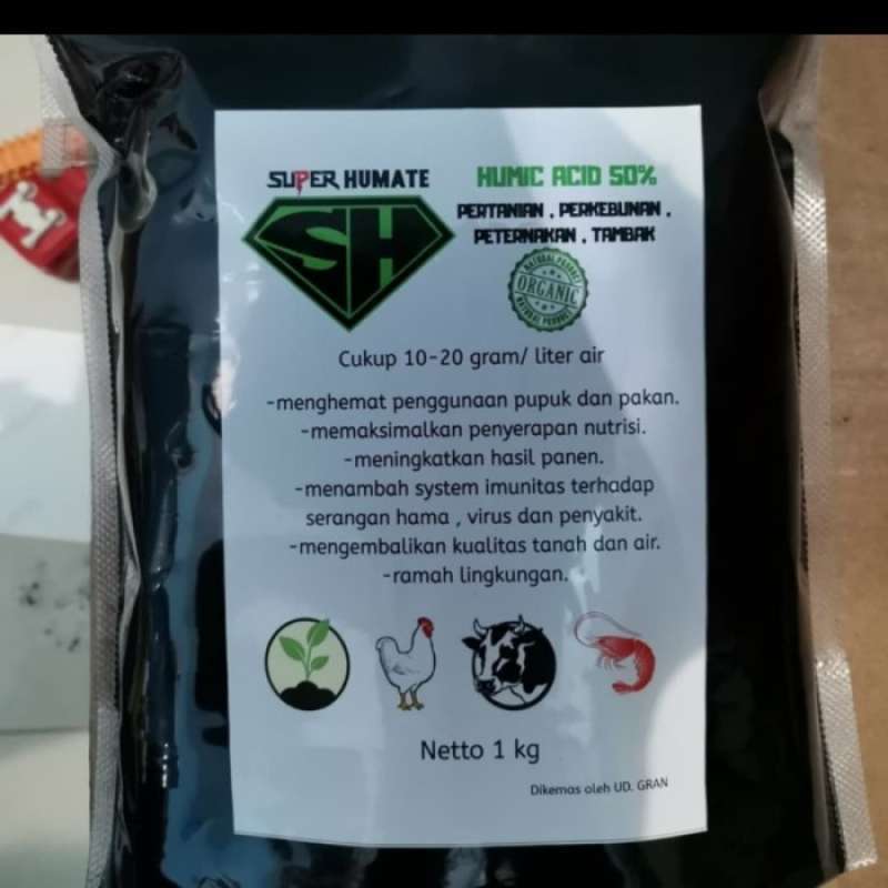 Promo Asam Humat 1KG / Humic Acid / Sodium Humate/ Pertanian ...