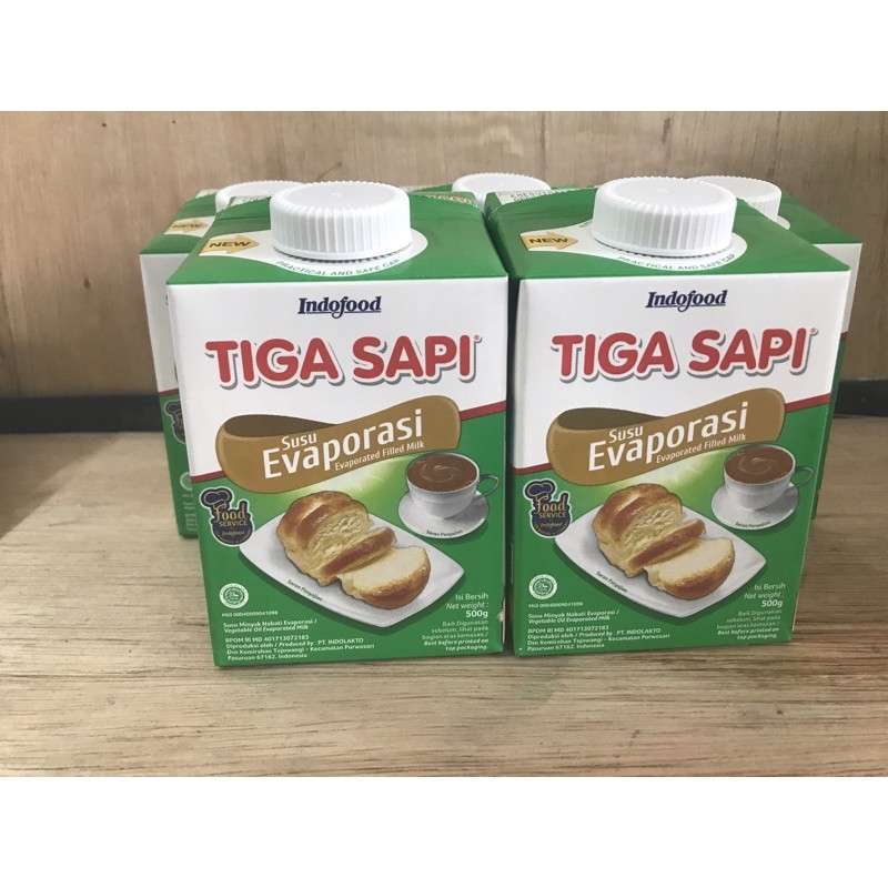 Jual SUSU EVAPORASI TIGA SAPI 500 GR di Seller G-Foods - Perumahan ...